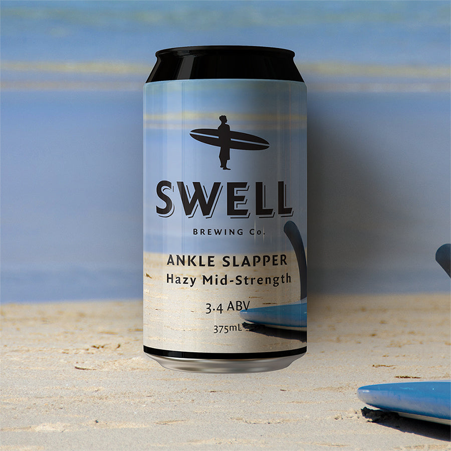 Ankle Slapper Hazy Mid-Strength Ale – Swell Brewery